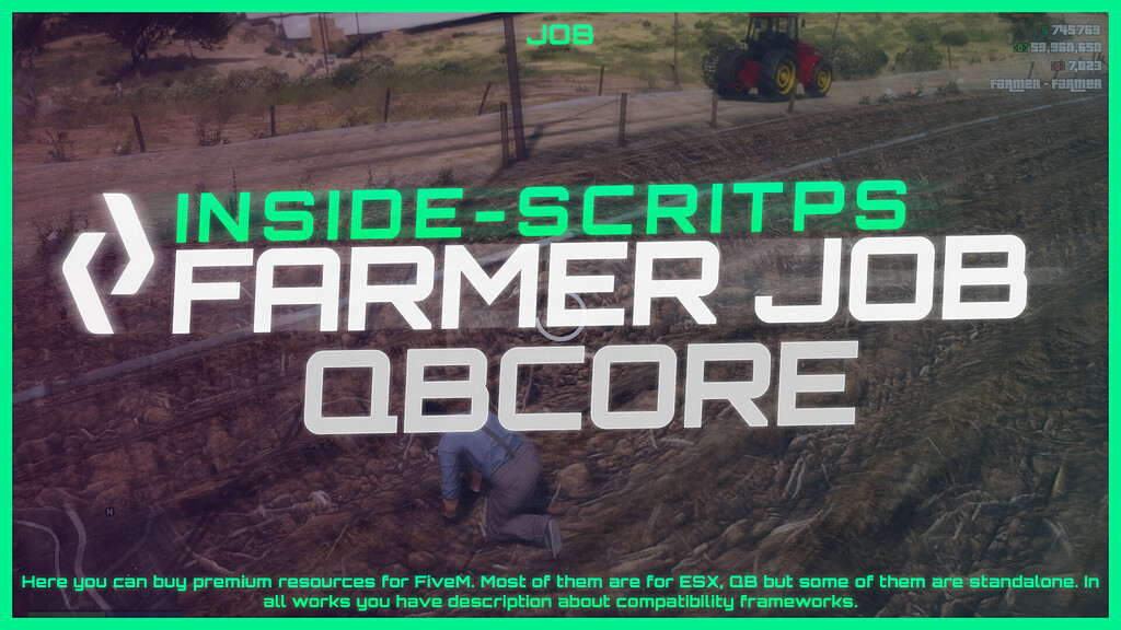 [qbcore] Farmer job - FiveM Releases - Cfx.re Community