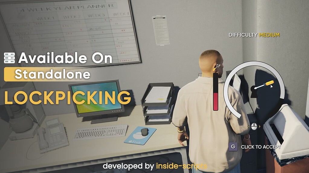 Lock Picking [STANDALONE] - FiveM Releases - Cfx.re Community
