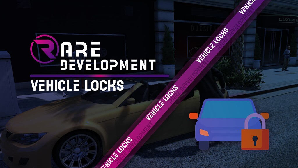 [PAID] [ESX/QBCORE] r_vehiclelocks - Advanced vehicle lock system ...