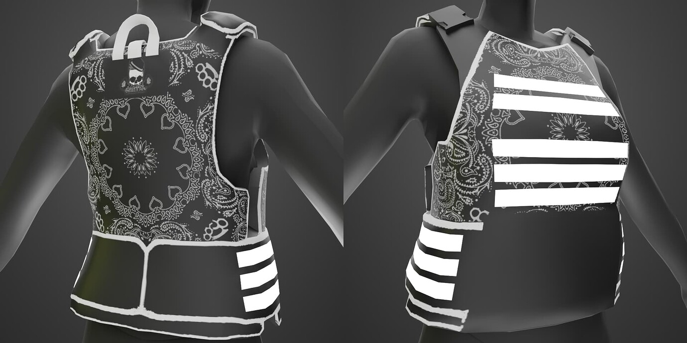 Emissive/No Glow Gang Vests (All Lore Gangs, FiveM Ready) - FiveM ...