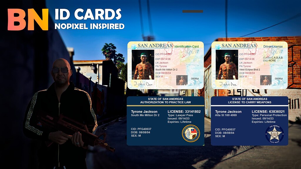[QBCore] [PAID] [OX-SUPPORT] ID CARDS | NOPIXEL INSPIRED - FiveM Releases - Cfx.re Community