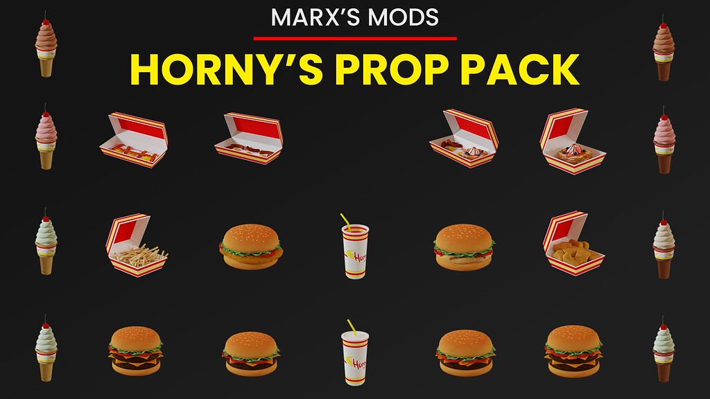 [PAID] [PROP] Horny's Prop + Icon Pack | 27 Items | FiveM Ready - FiveM Releases - Cfx.re Community
