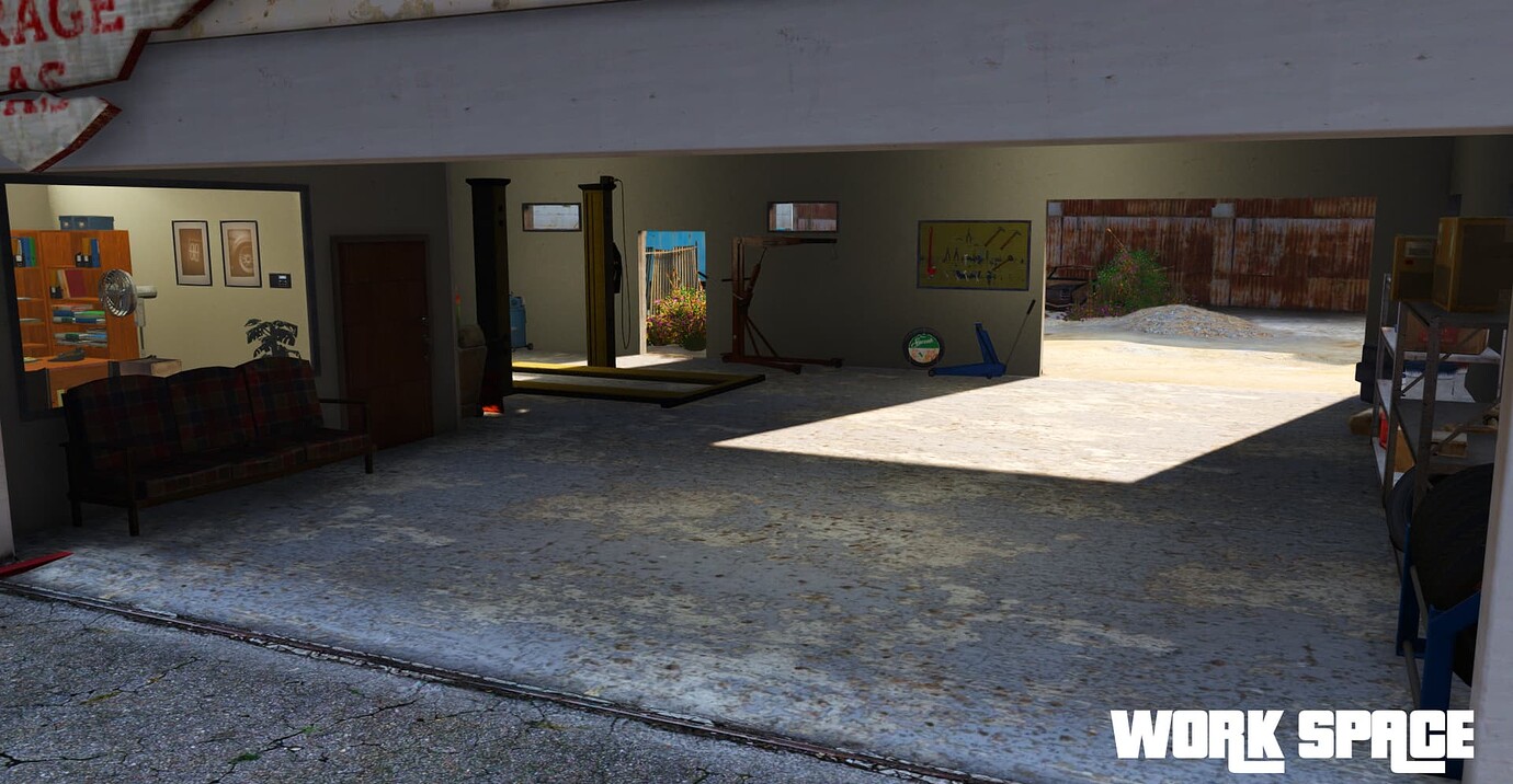 [FREE] [MLO] Flywheels Mechanic (Sandy Shores) - FiveM Releases - Cfx ...