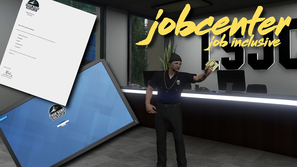 [ESX] Jobcenter | immersive | with job | nui - FiveM Releases - Cfx.re ...