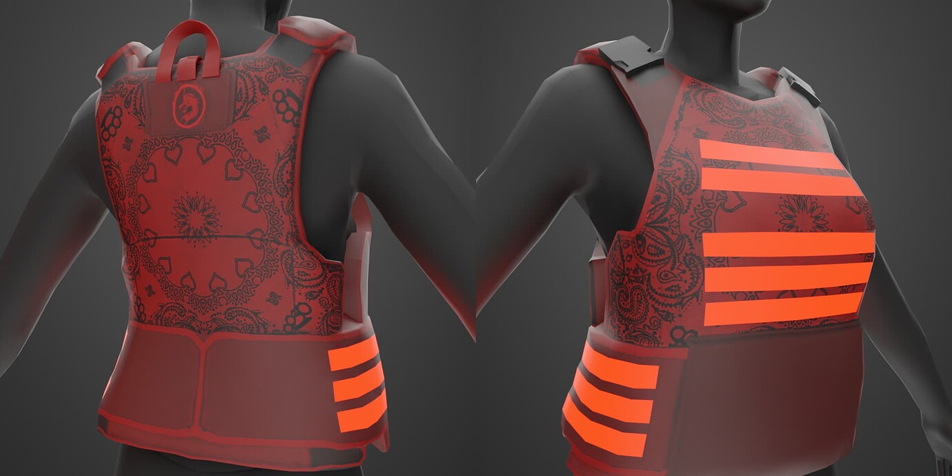 Emissive/No Glow Gang Vests (All Lore Gangs, FiveM Ready) - FiveM ...