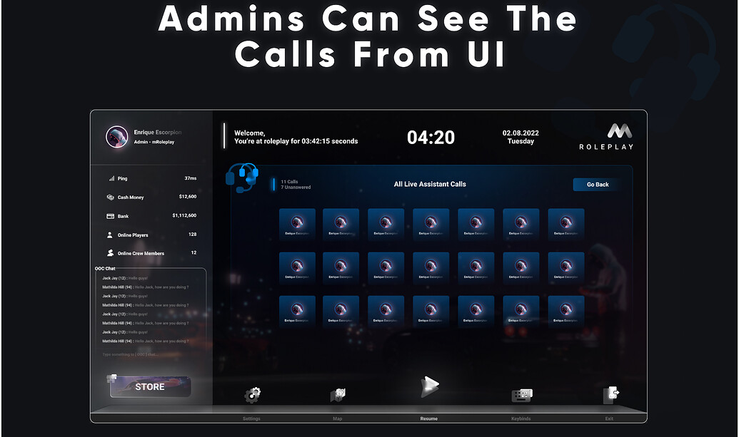 CodeM mPausemenu ( Advanced Pausemenu ) ESX - QB - FiveM Releases - Cfx.re Community