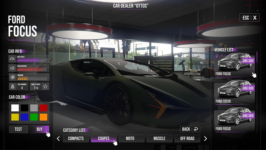 MODERN VEHICLE SHOP with ADVANCED FINANCING SYSTEM [QB/ESX] [PAID ...