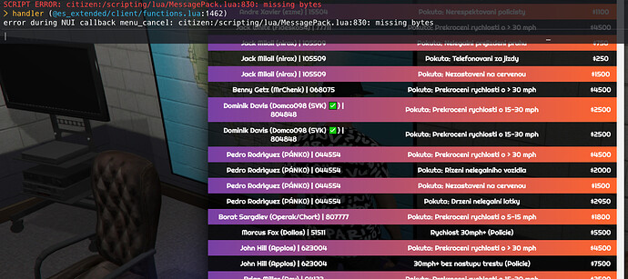 Esx_menu_default, esx_menu_list ENTRY LIMIT - ES/ESX - Cfx.re Community