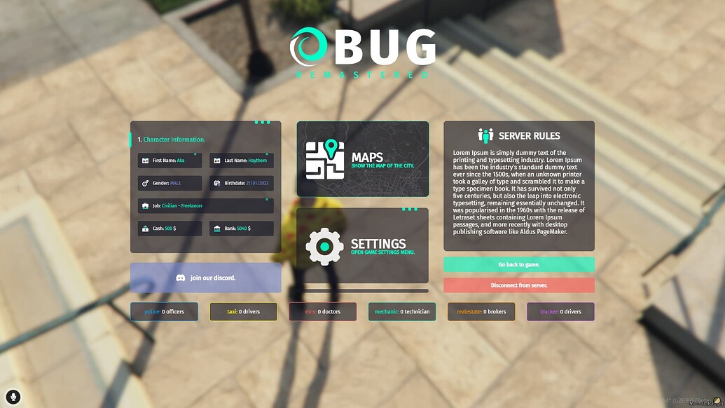 [ESX/QBCore] Pause Menu - Modern and Advanced Design - FiveM Releases - Cfx.re Community