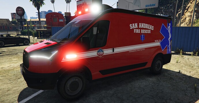 Speedo Express Ambulance SAFR Livery - FiveM Releases - Cfx.re Community