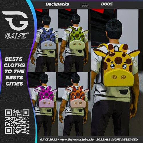 [PAID] [ADD-ON] B005 Backpack - FiveM Releases - Cfx.re Community