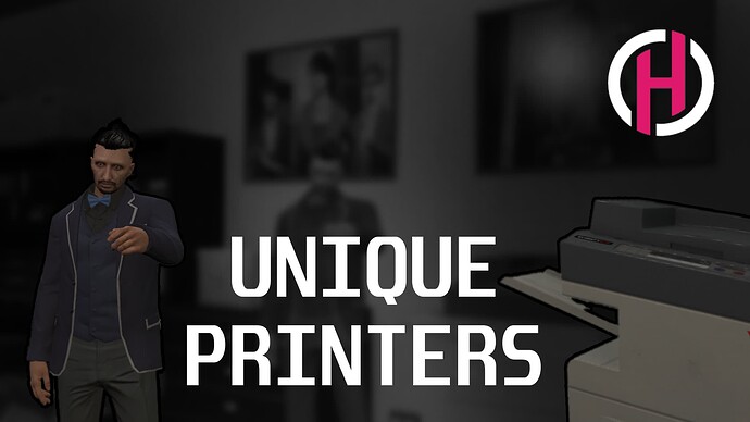 [ESX/QBCore][PAID] Unique Printers - FiveM Releases - Cfx.re Community