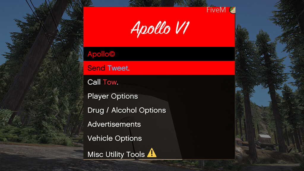 Apollo Menu (Standalone) v0.1.1 - FiveM Releases - Cfx.re Community