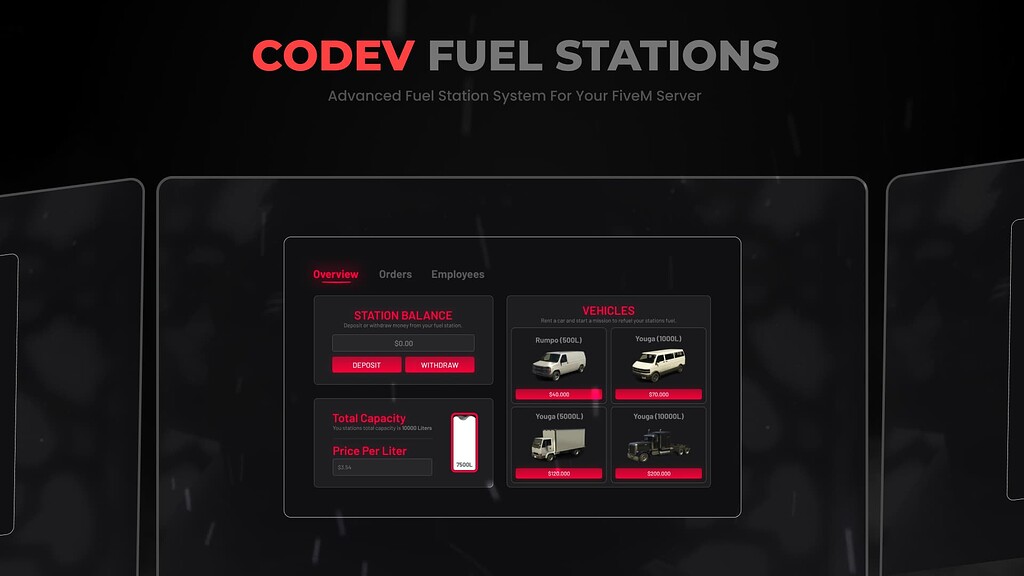 [FREE] Fuel Stations | CODEV Fuel Stations [QBCore & ESX] - FiveM ...