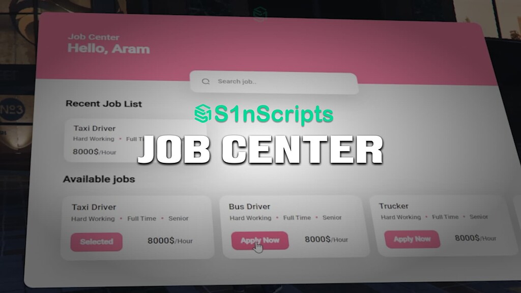 [ESX | QB] The Job Center - FiveM Releases - Cfx.re Community