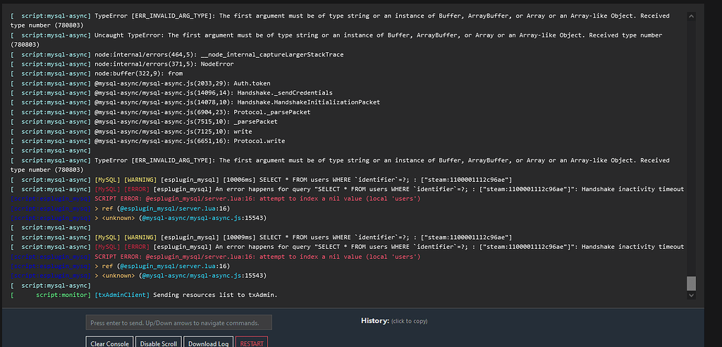 Problem with connecting the database to the Fivem server - Discussion ...