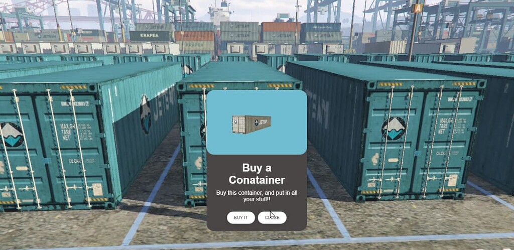 [Paid Release] Bluse Container [ESX] - FiveM Releases - Cfx.re Community
