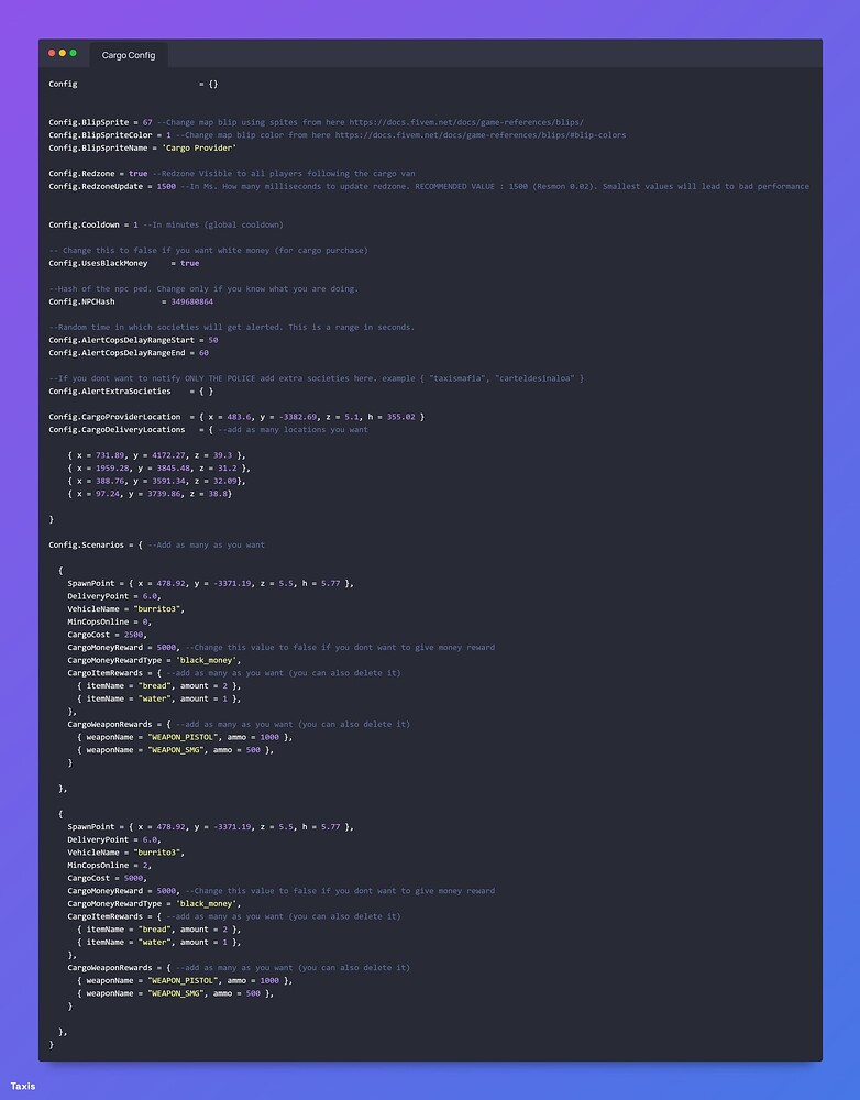 [FREE][ESX] [RELEASE] Criminal Cargo Script | FULLY CONFIGURABLE - FiveM Releases - Cfx.re Community