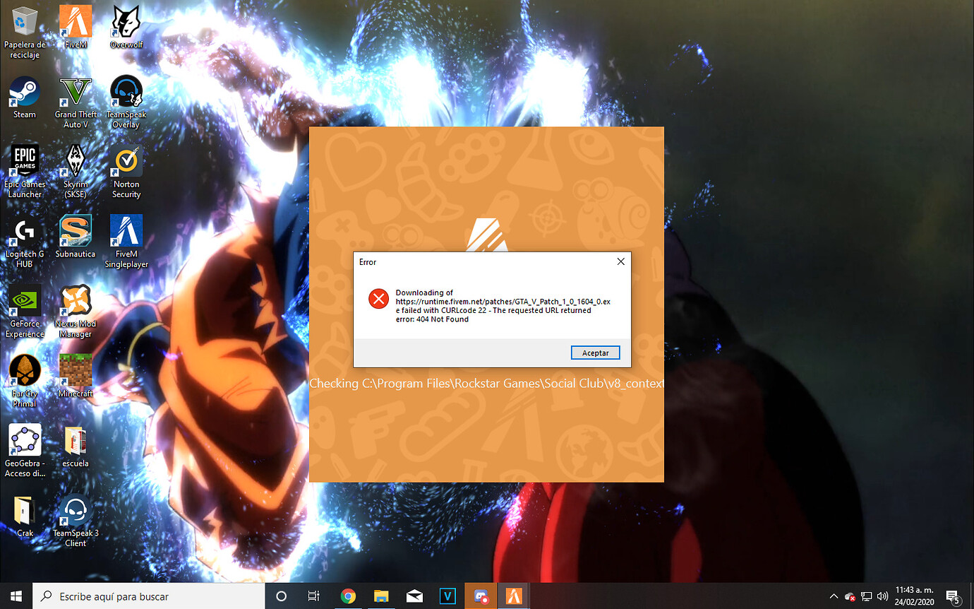 Error FiveM runtime.fivem.net/patches/GTA_V_PATCH_1_0_1604.exe - FiveM Client Support - Cfx.re ...