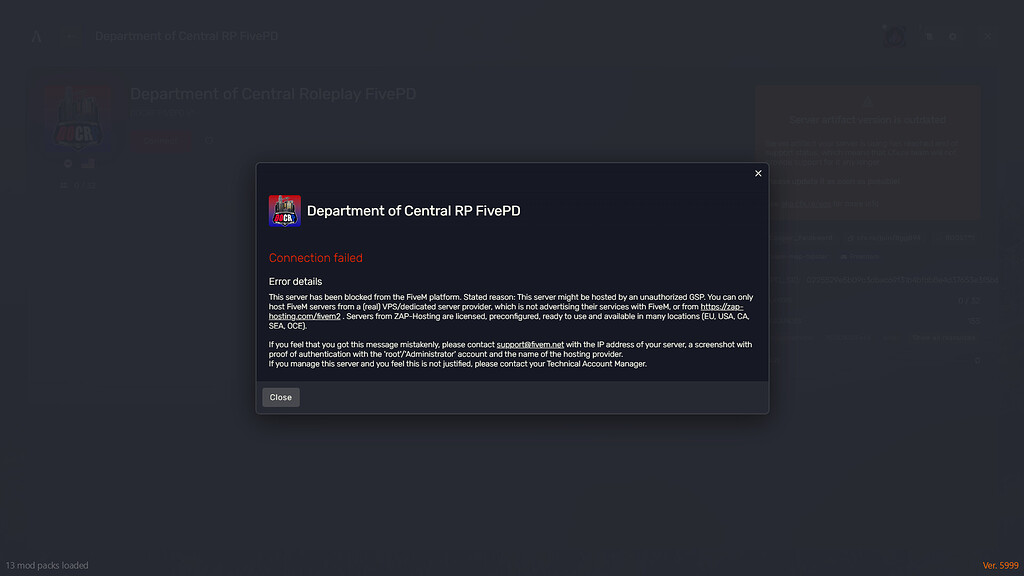 FiveM Whitelist IP - Server Discussion - Cfx.re Community