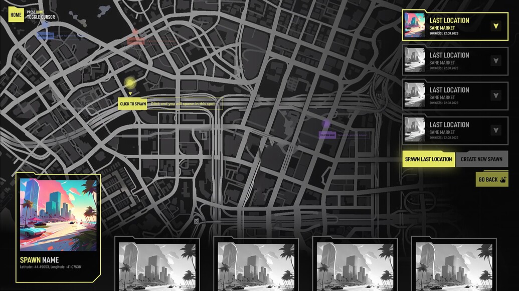 Spawn Selector | Create Spawn Locations - Teleport Anywhere - FiveM ...