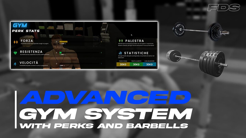 Fdsdev_gymscript - Advanced Gym System - Perks, Interactive Barbells ...