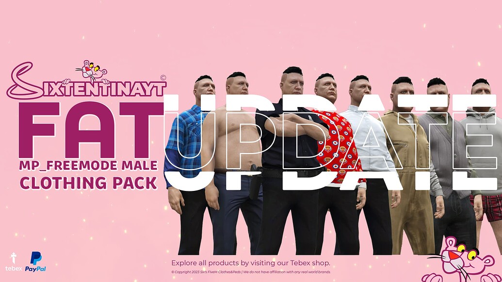 Male& Female Fat Pack [UPDATE 3] - FiveM Releases - Cfx.re Community