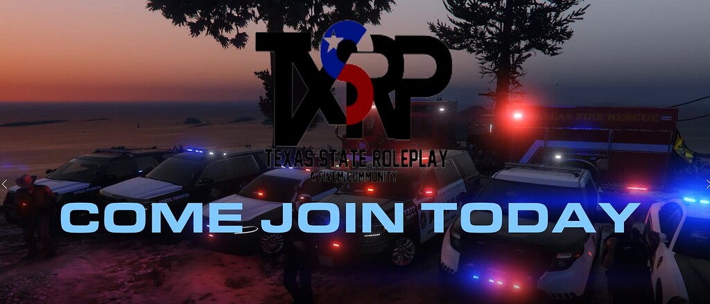 TXSRP | Texas State Roleplay - 𝗪𝗛𝗜𝗧𝗘𝗟𝗜𝗦𝗧𝗘𝗗 | 𝗦𝗲𝗿𝗶𝗼𝘂𝘀 & 𝗥𝗲𝗮𝗹𝗶𝘀𝘁𝗶𝗰 𝗥𝗣 ...
