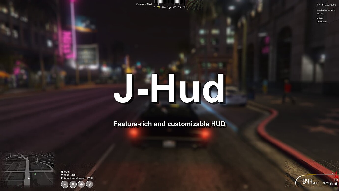 J-Hud — Feature-rich and customizable HUD - FiveM Releases - Cfx.re Community