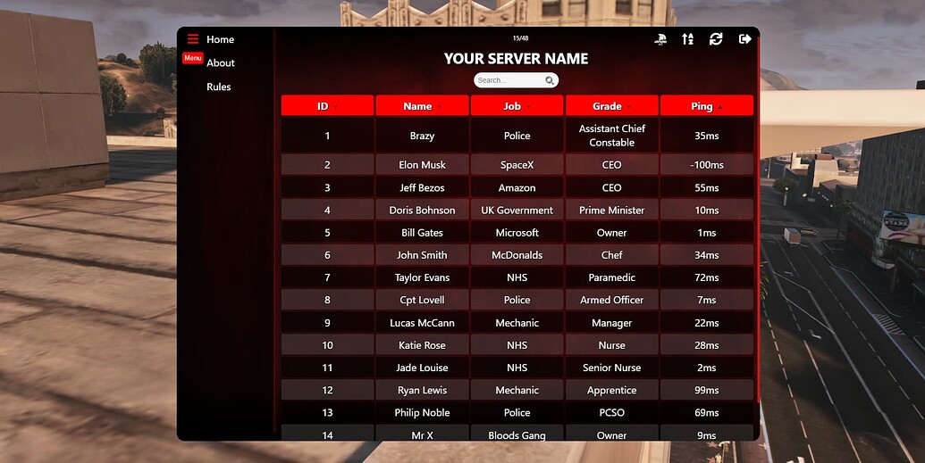 [ESX/QB] Scoreboard / PlayerList / Infoboard - FiveM Releases - Cfx.re ...