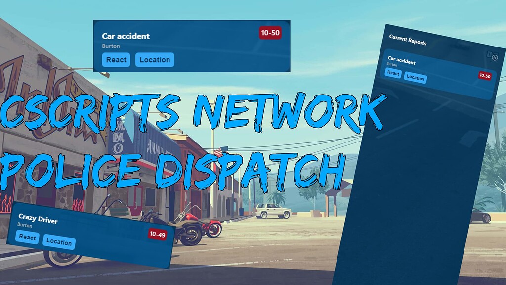 [STANDALONE] Police Dispatch - FiveM Releases - Cfx.re Community