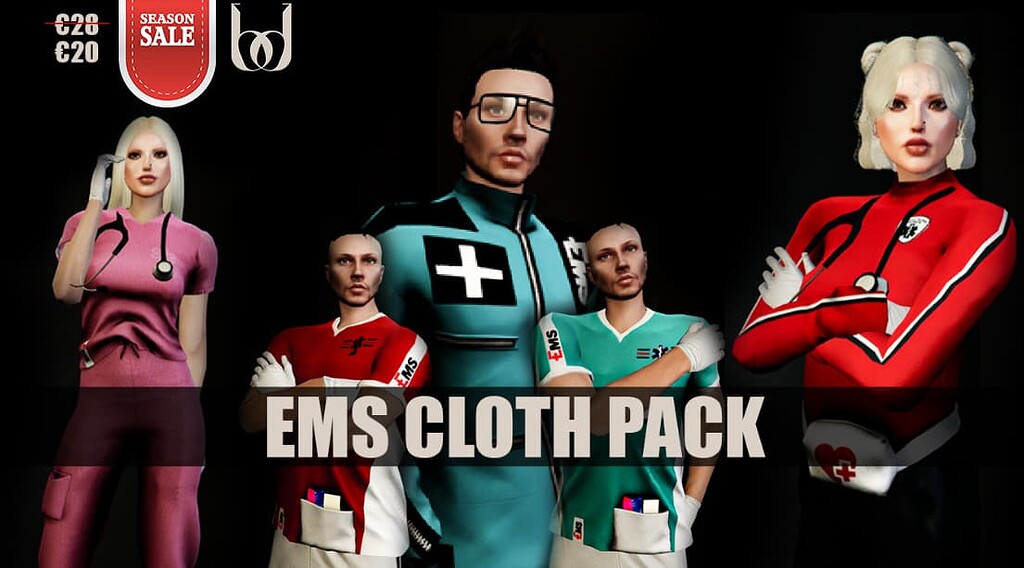 [CLOTH] EMS Cloth Pack F/M - FiveM Releases - Cfx.re Community