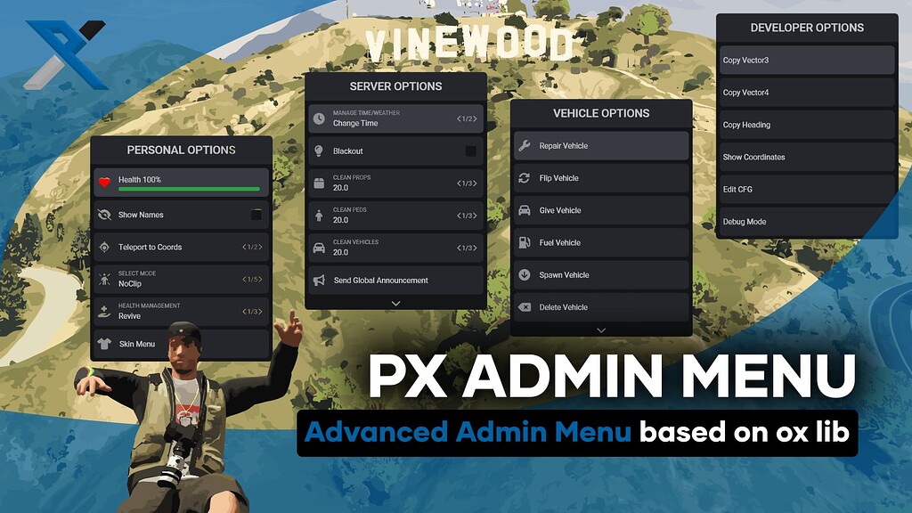 [paid] Px admin menu - FiveM Releases - Cfx.re Community