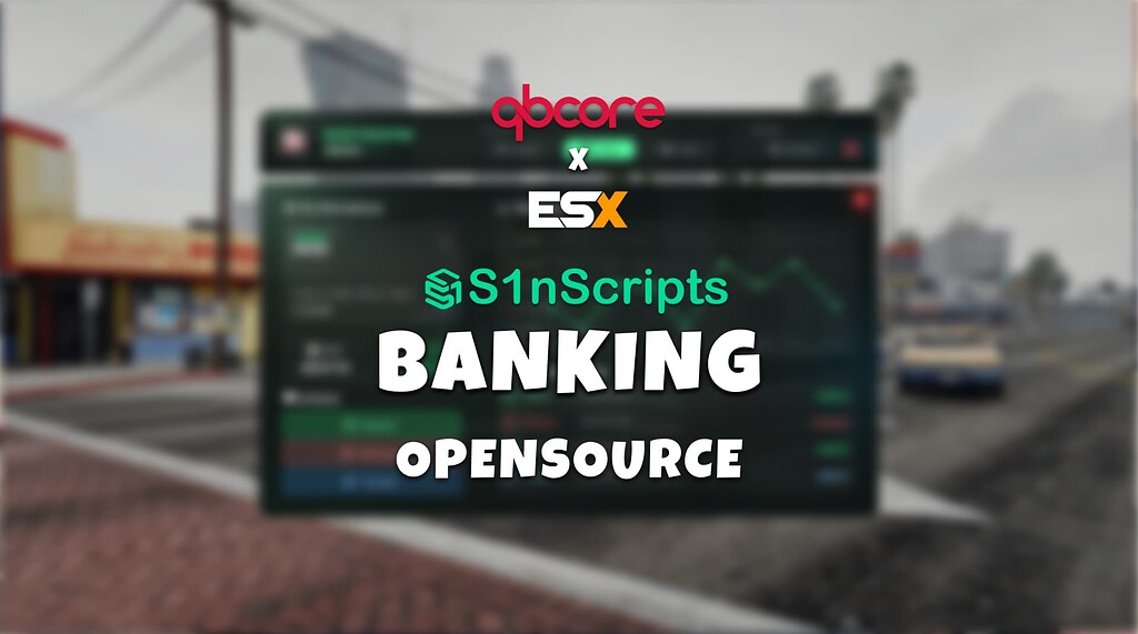 [ESX | QBCore] Banking System (Shared account, Society Account, Credit System, Logs System ...