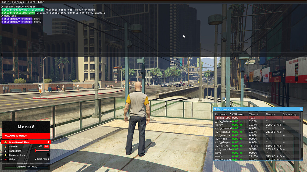 [Release] MenuV - Standalone NUI menu for FiveM (v1.4), docs added ...