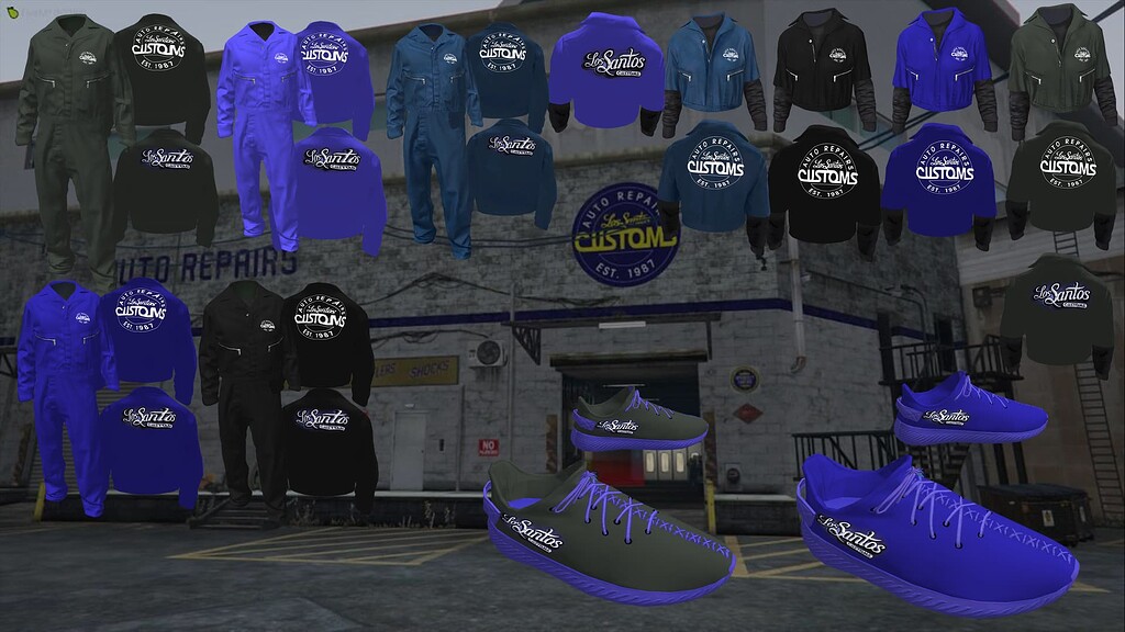 LS Customs Jumpsuit/Overalls [Sale 40% OFF] - FiveM Releases - Cfx.re ...