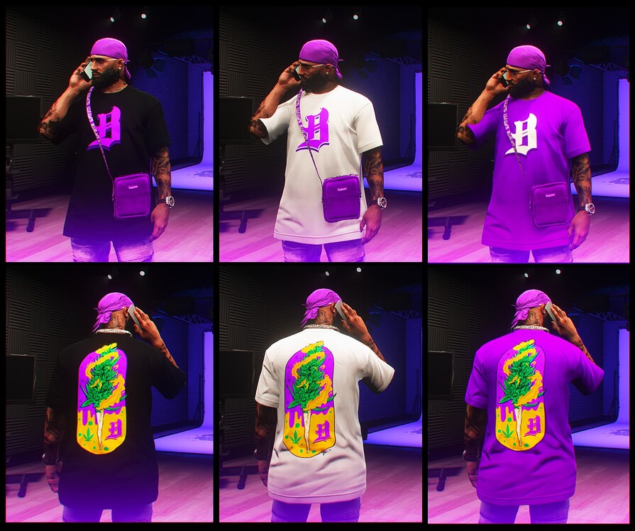 🟣 Ballas Gang Clothing | Custom Design | Male & Female [PAID][CLOTH] - FiveM Releases - Cfx.re ...