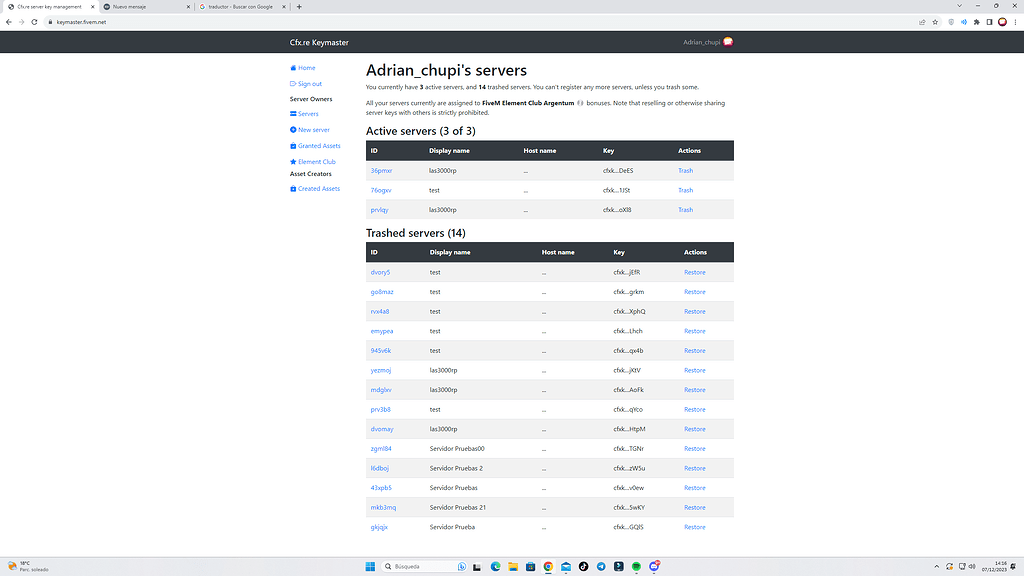 Problem with master key keymaster - Resource Support - Cfx.re Community