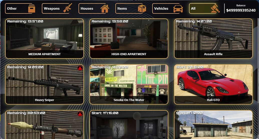 Advanced Auction System [ESX/QBCore] - FiveM Releases - Cfx.re Community