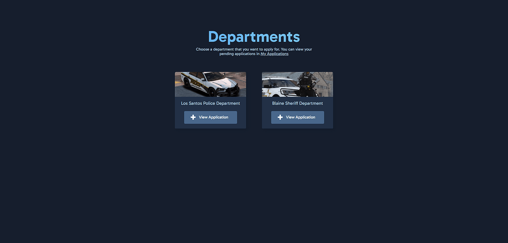 [FREE] [WEB] Application Dashboard - FiveM Releases - Cfx.re Community