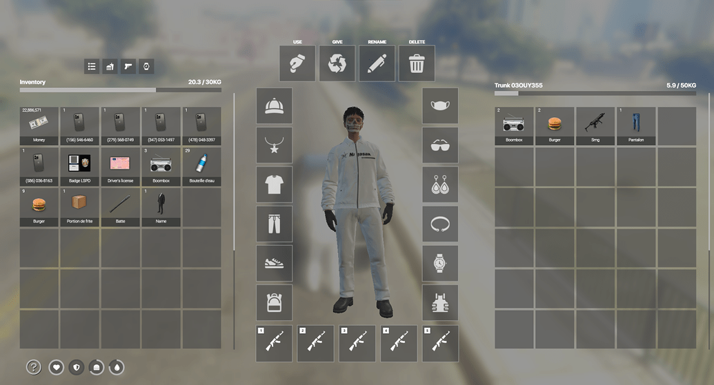 [ESX] [QBCORE] [PAID] LC-Inventory | Advanced Fivem Inventory System ...