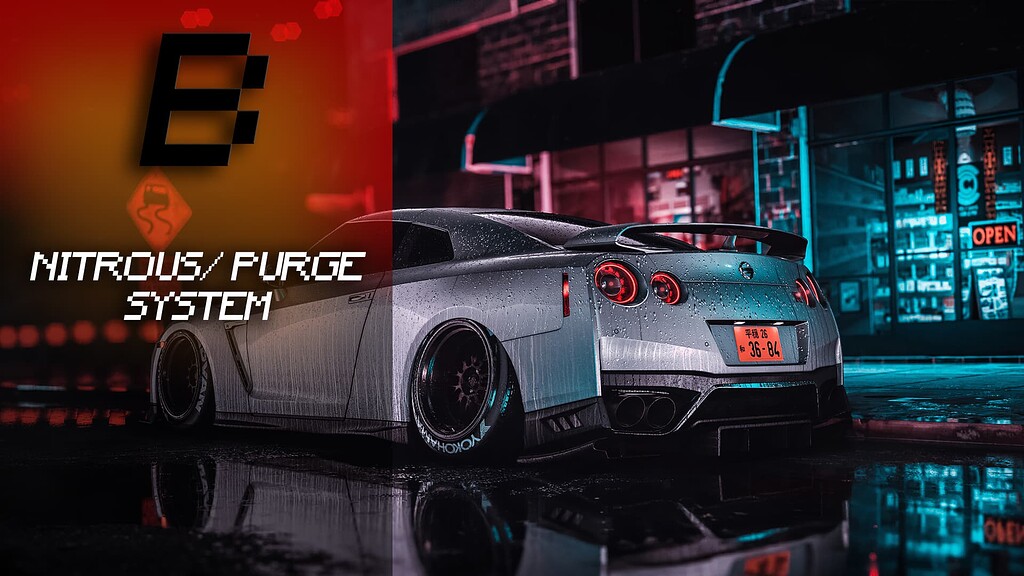 [QBCore][PAID] Nitrous & Purge System - Advanced Nitro System With ...