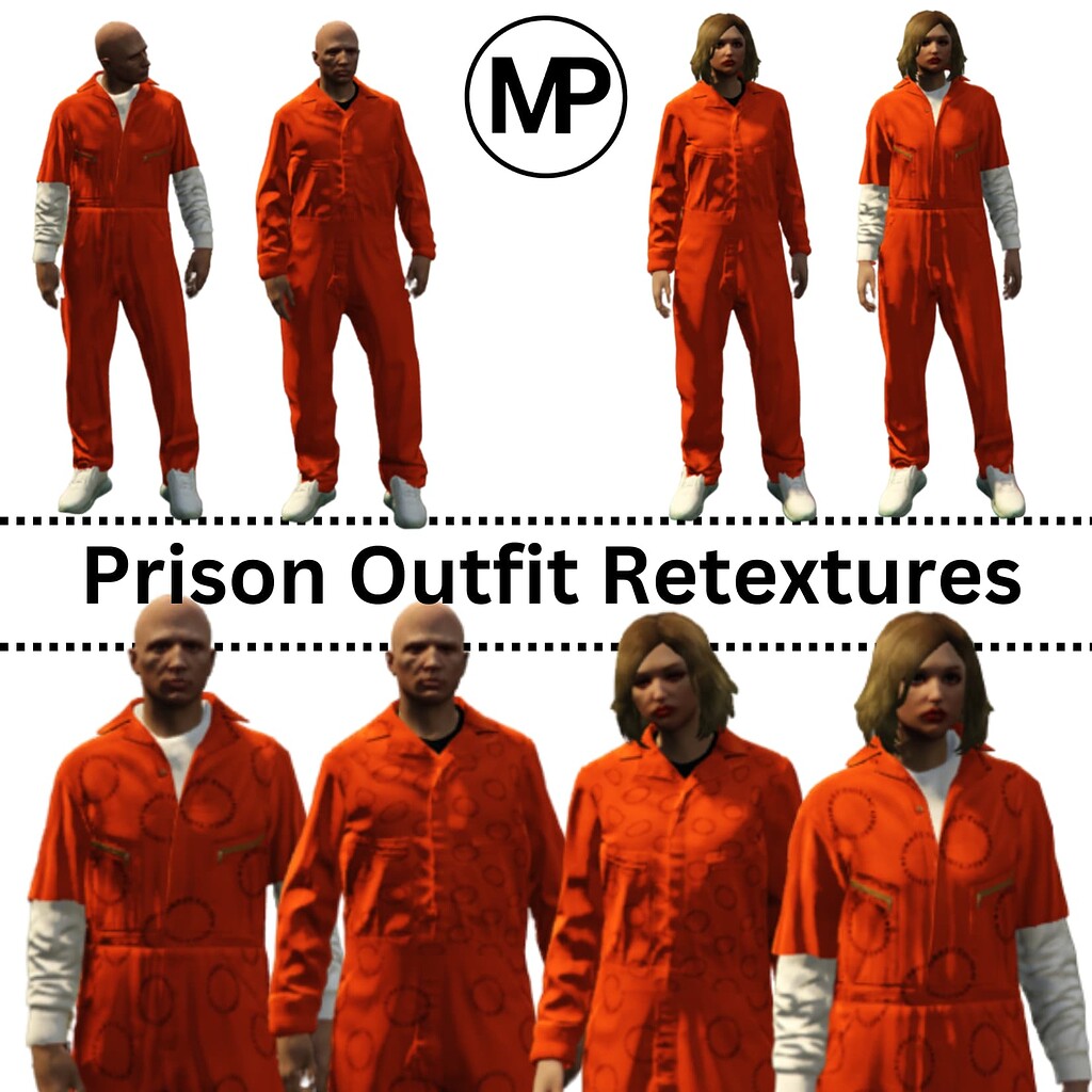 Free Prison Outfit Retextures MP Male & Female - FiveM Releases - Cfx ...