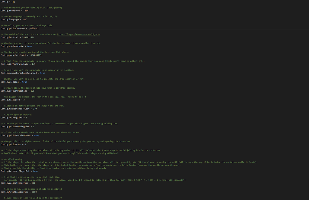 [ESX] [QBCORE] [PAID] Customizeable Lootdrop System - FiveM Releases ...