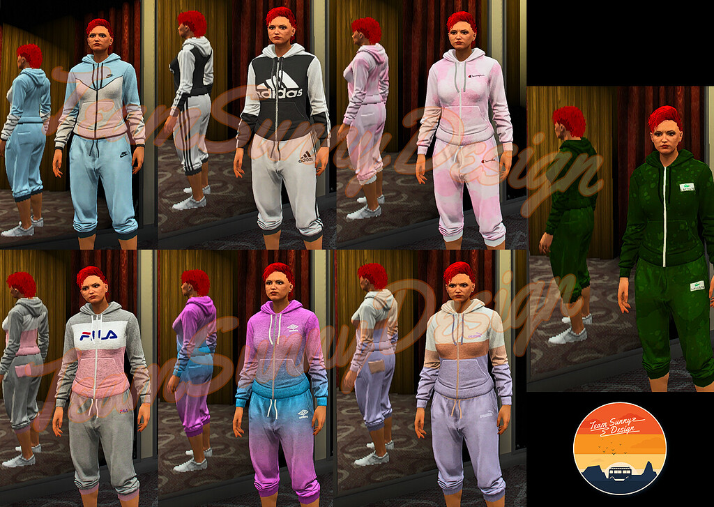 [RELEASE][PAID]Retextured Women Jogging & Sweat (Set)[OPTIMISATION ...