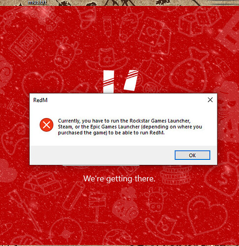 Currently you have to run Rockstar Games Launcher, Steam [] error ...