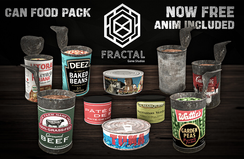 [FREE] FRACTAL Can Food Pack - FiveM Releases - Cfx.re Community