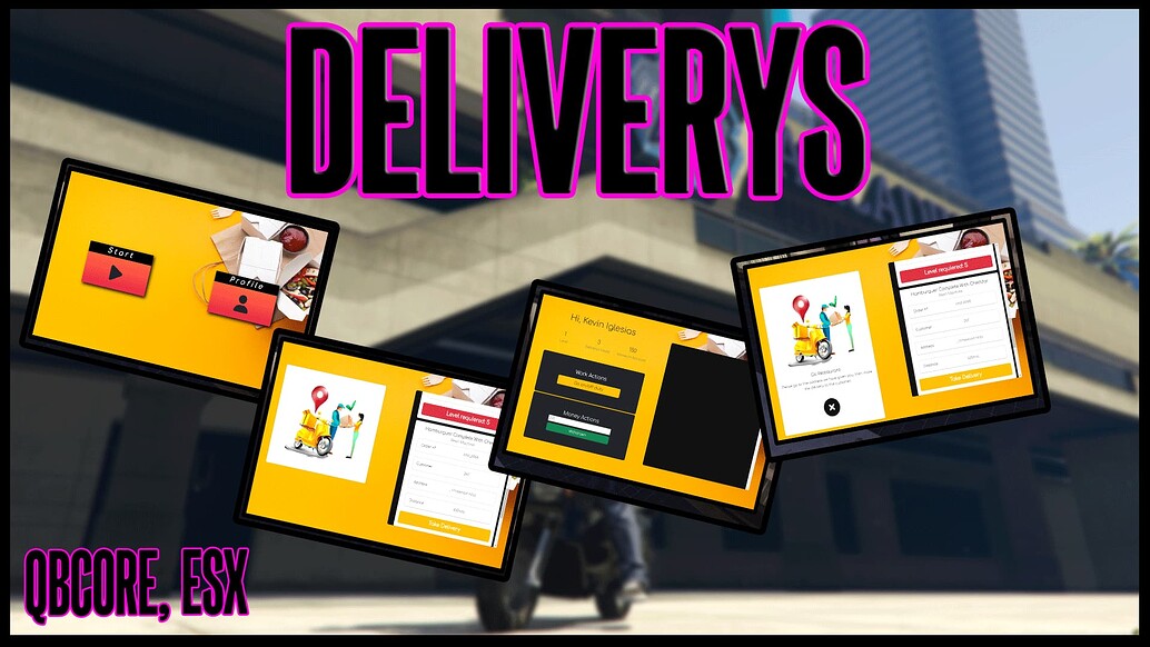 📦 [QBCore - ESX] - Deliverys - FiveM Releases - Cfx.re Community