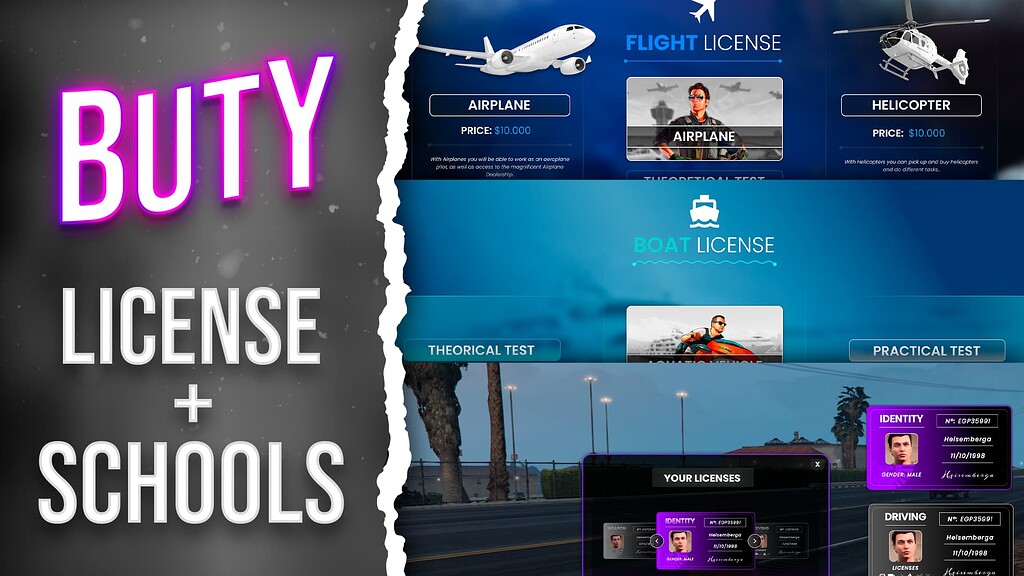 License system + Flight & Boat Schools with OFFER! - FiveM Releases ...