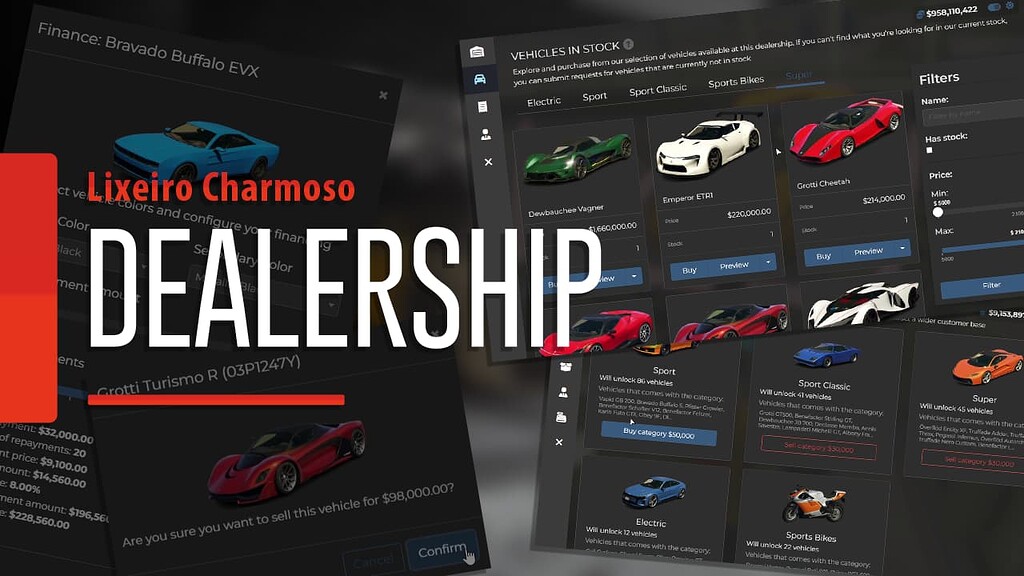 [PAID] Extended dealership simulator - FiveM Releases - Cfx.re Community